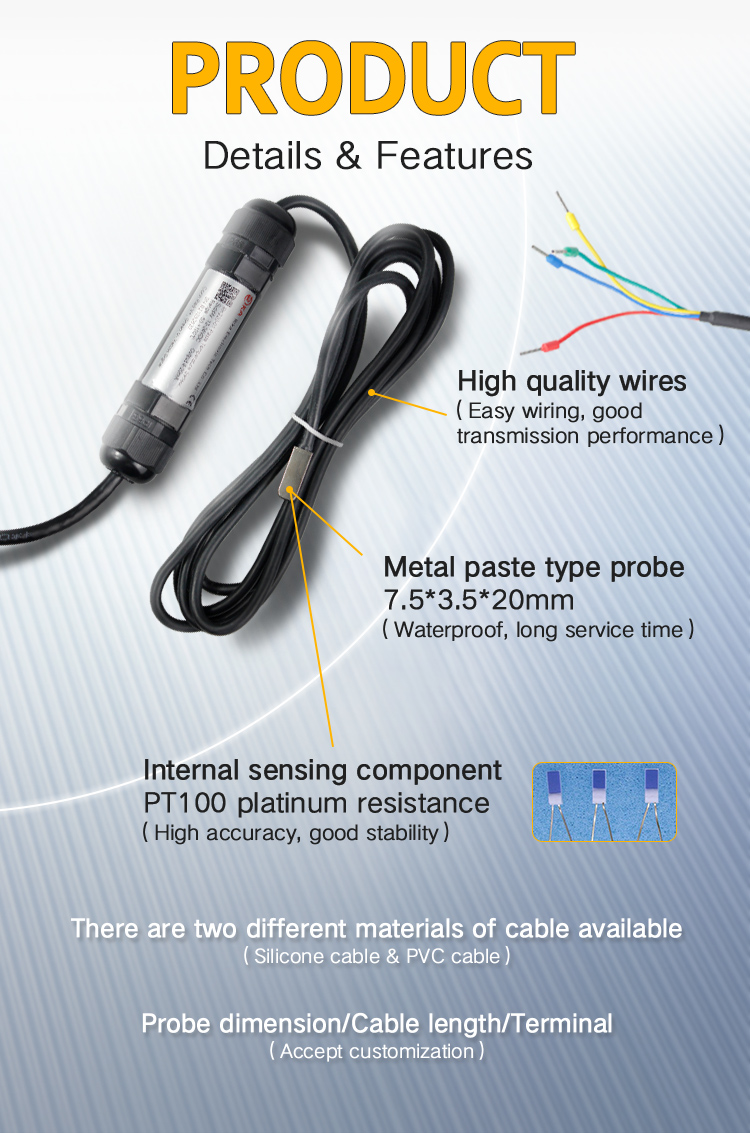 Rk220-01 Paste Type Temperature Sensor For Solar Pv Module...