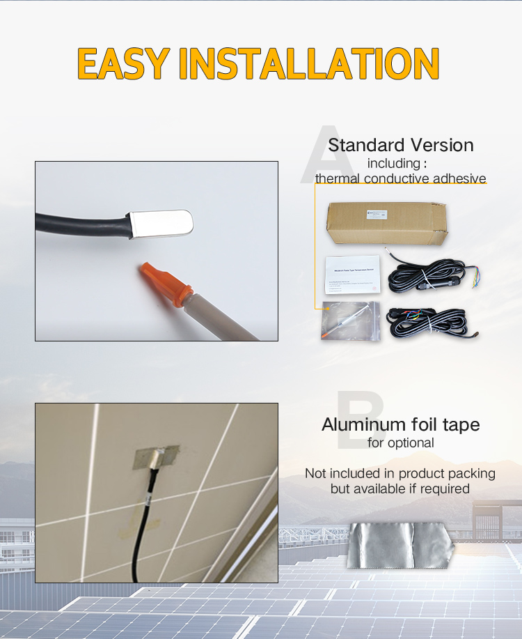 Rk220-01 Paste Type Temperature Sensor For Solar Pv Module...